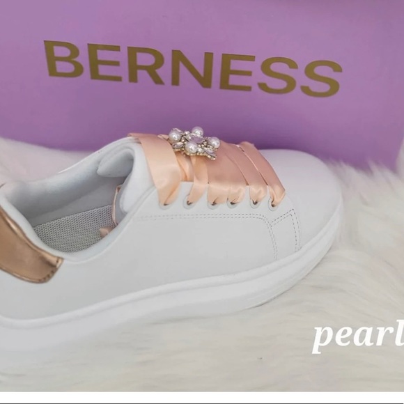 Shoes | Cute Sneakers With Ribbon | Poshmark